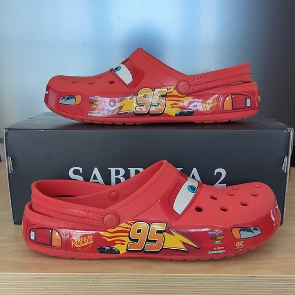 CROCS | Shoes | Crocs Kids Lightning Mcqueen Red Clogs | Poshmark